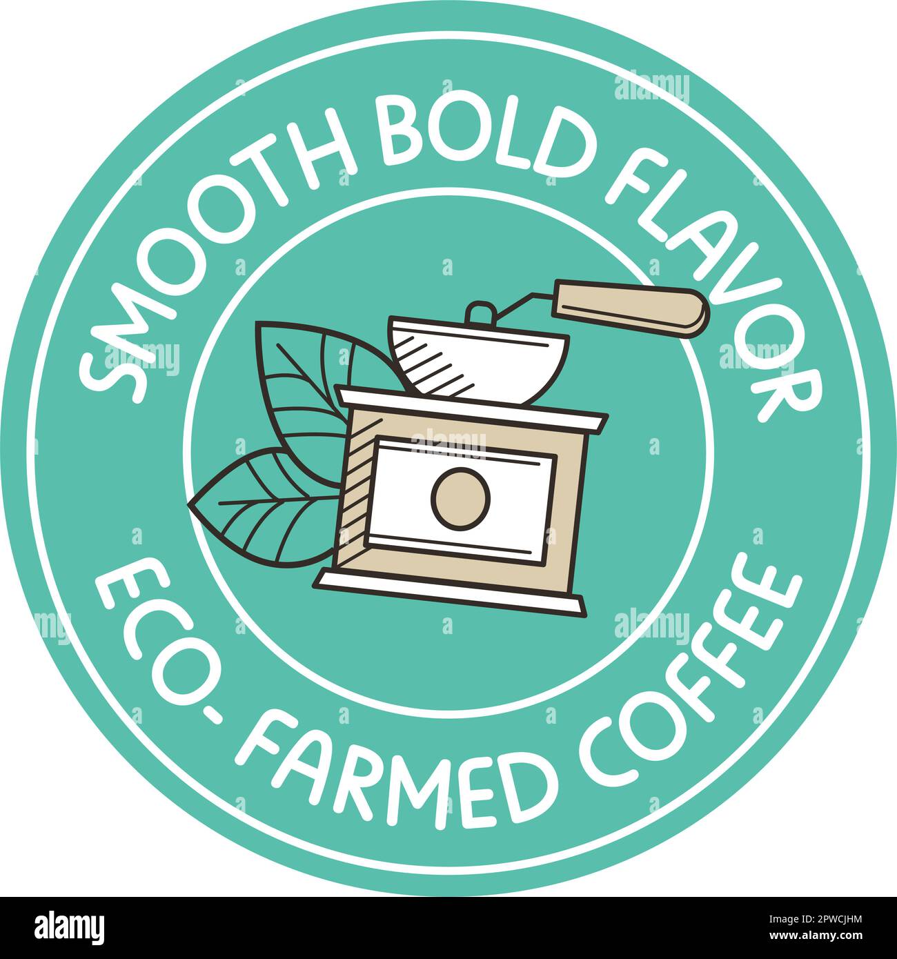 Coffee bean farm colombia Stock Vector Images - Alamy