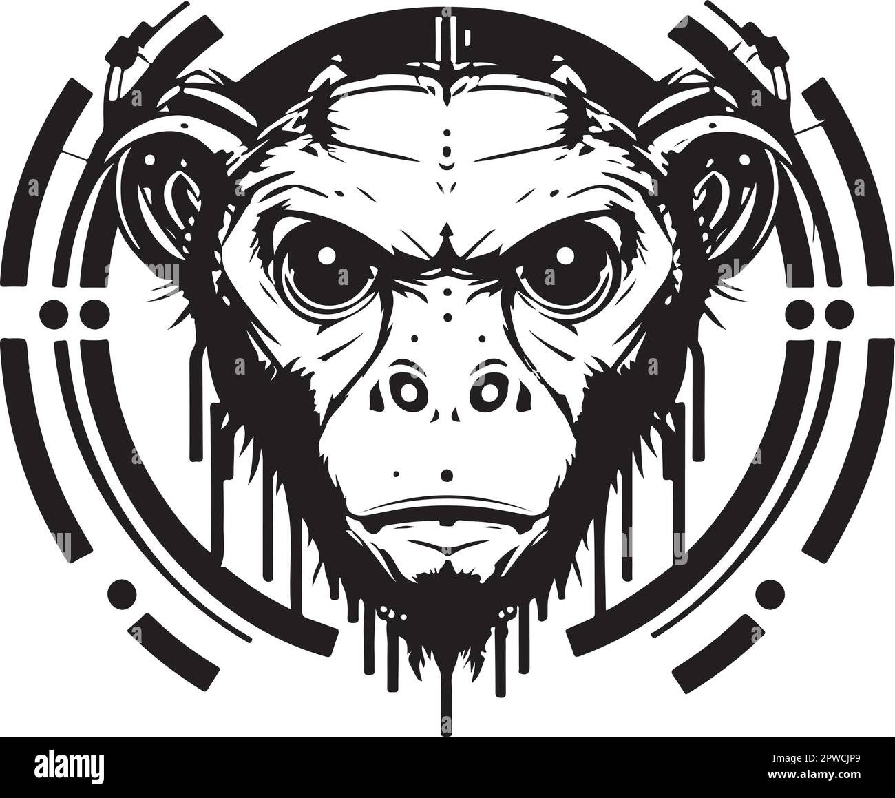 Ape tech logo hi-res stock photography and images - Alamy