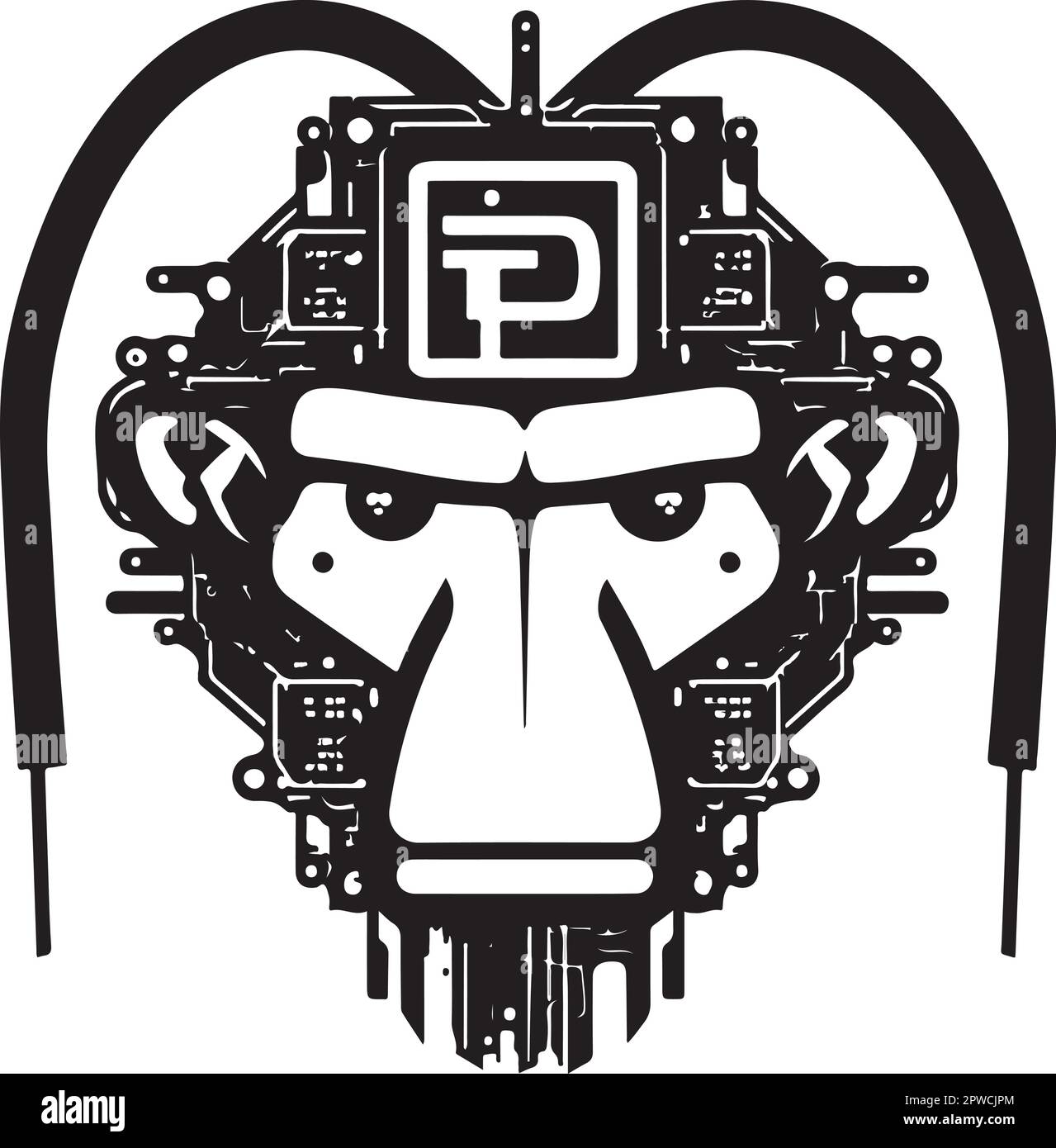 Ape tech logo hi-res stock photography and images - Alamy