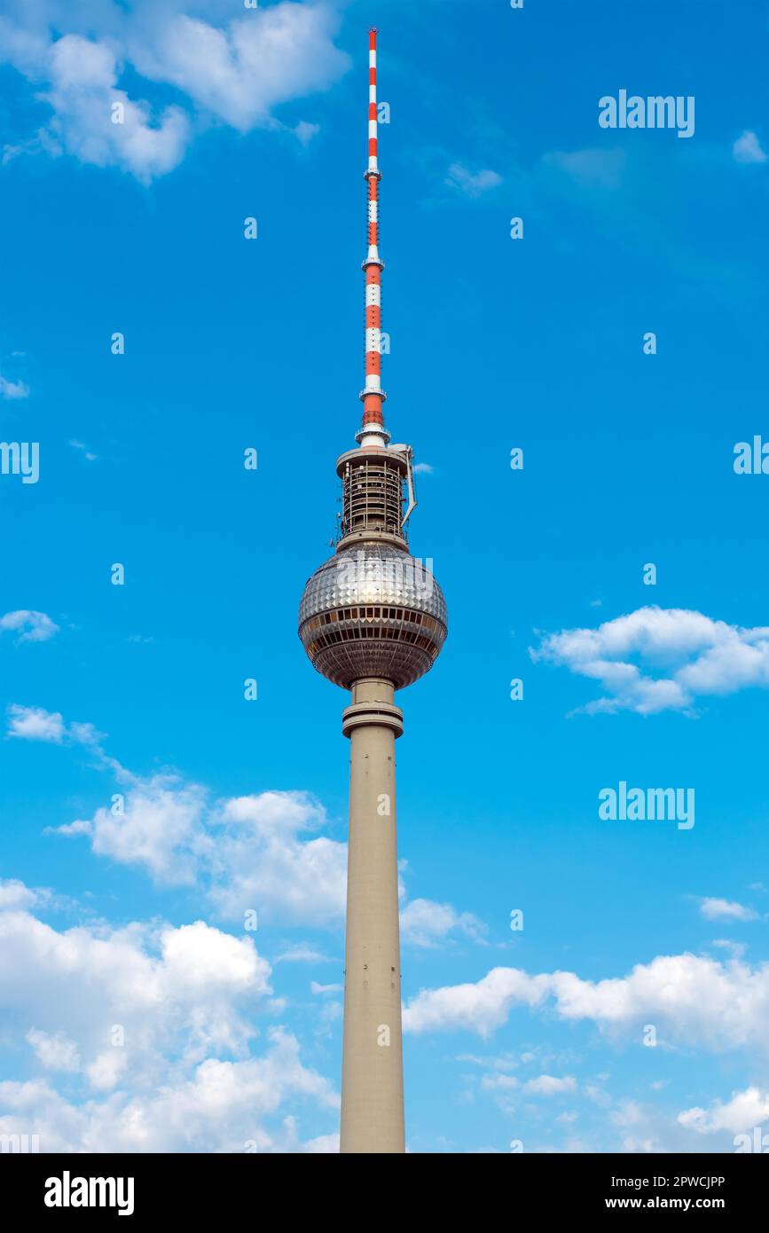 The famous television tower in Berlin, Germany Stock Photo - Alamy