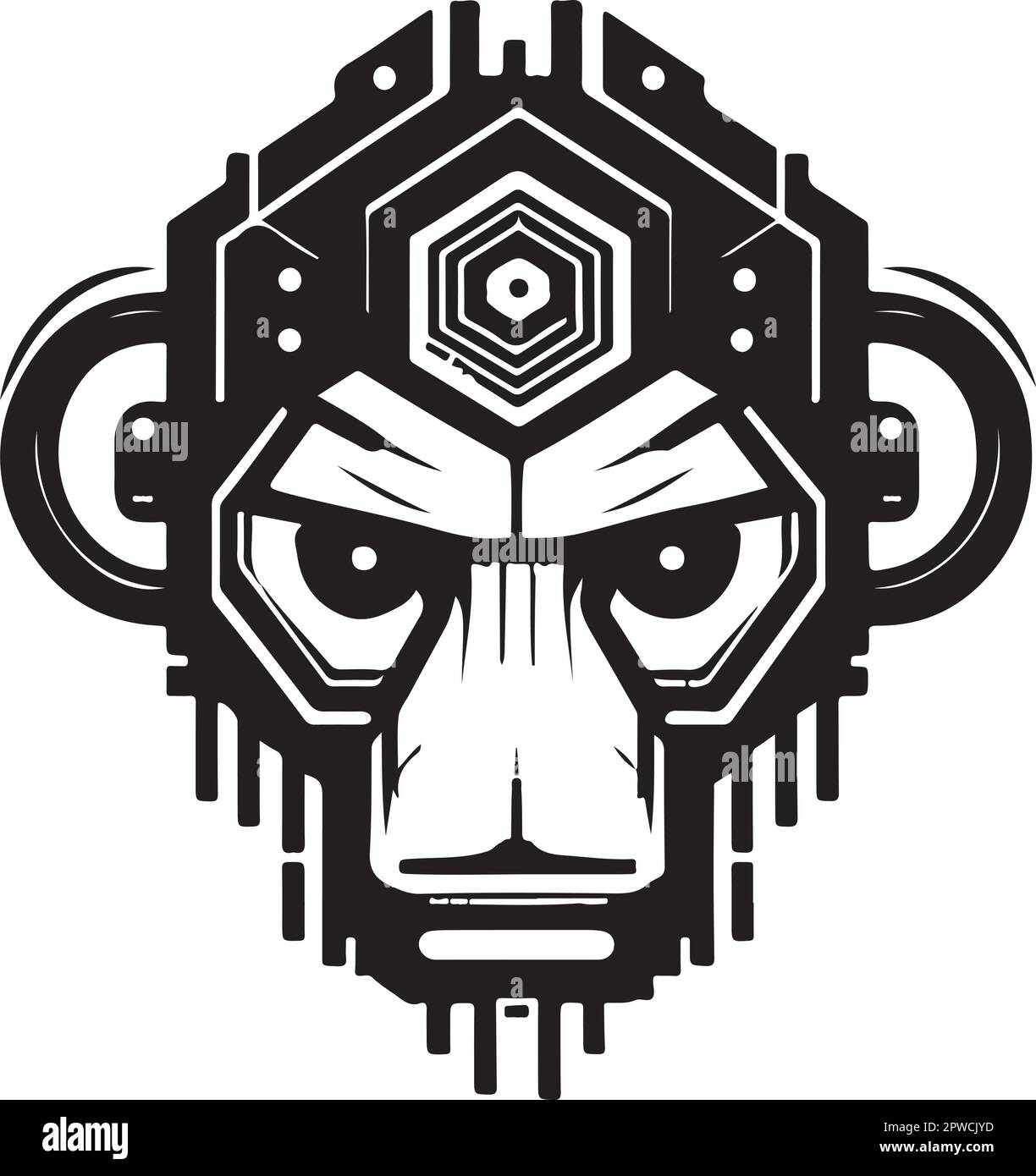 Ape tech logo hi-res stock photography and images - Alamy