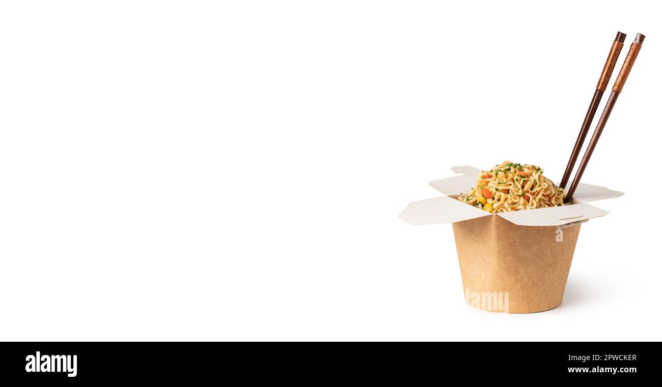 instant noodles isolated on white background Stock Photo - Alamy