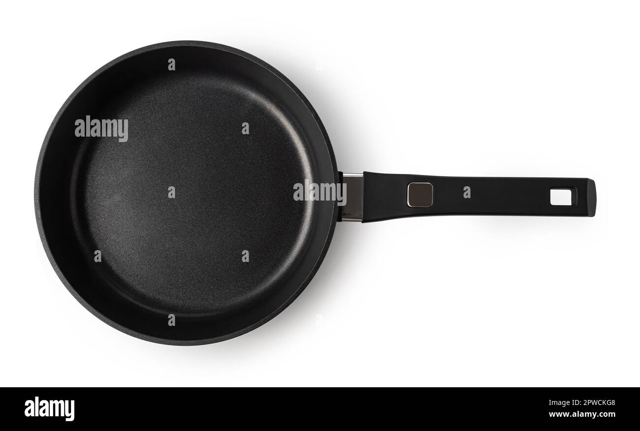 Frying pan isolated on white background Stock Photo - Alamy