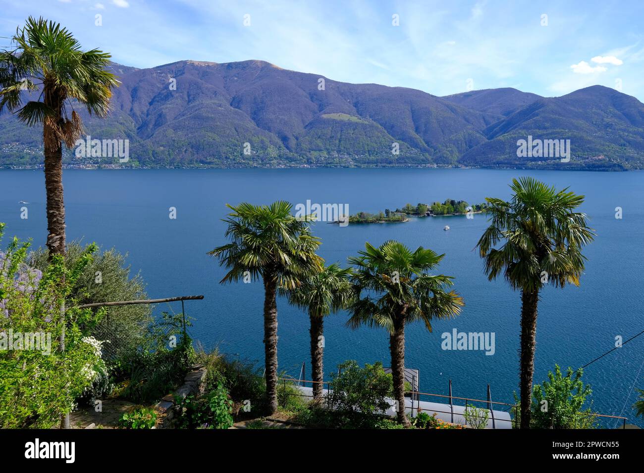 Brissago Islands, Lake Maggiore, Ticino, Switzerland Stock Photo - Alamy