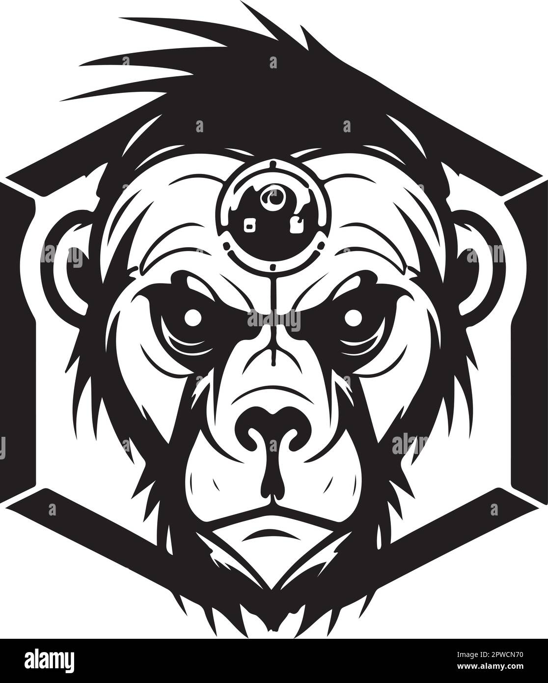 Ape tech logo hi-res stock photography and images - Alamy