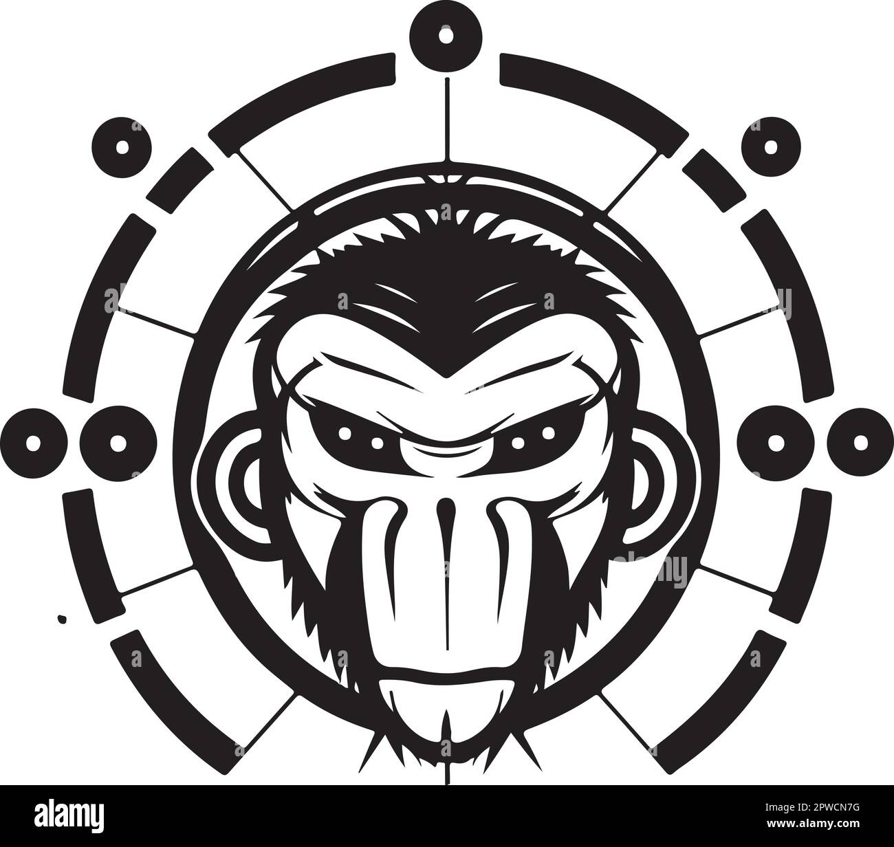 Ape tech logo hi-res stock photography and images - Alamy