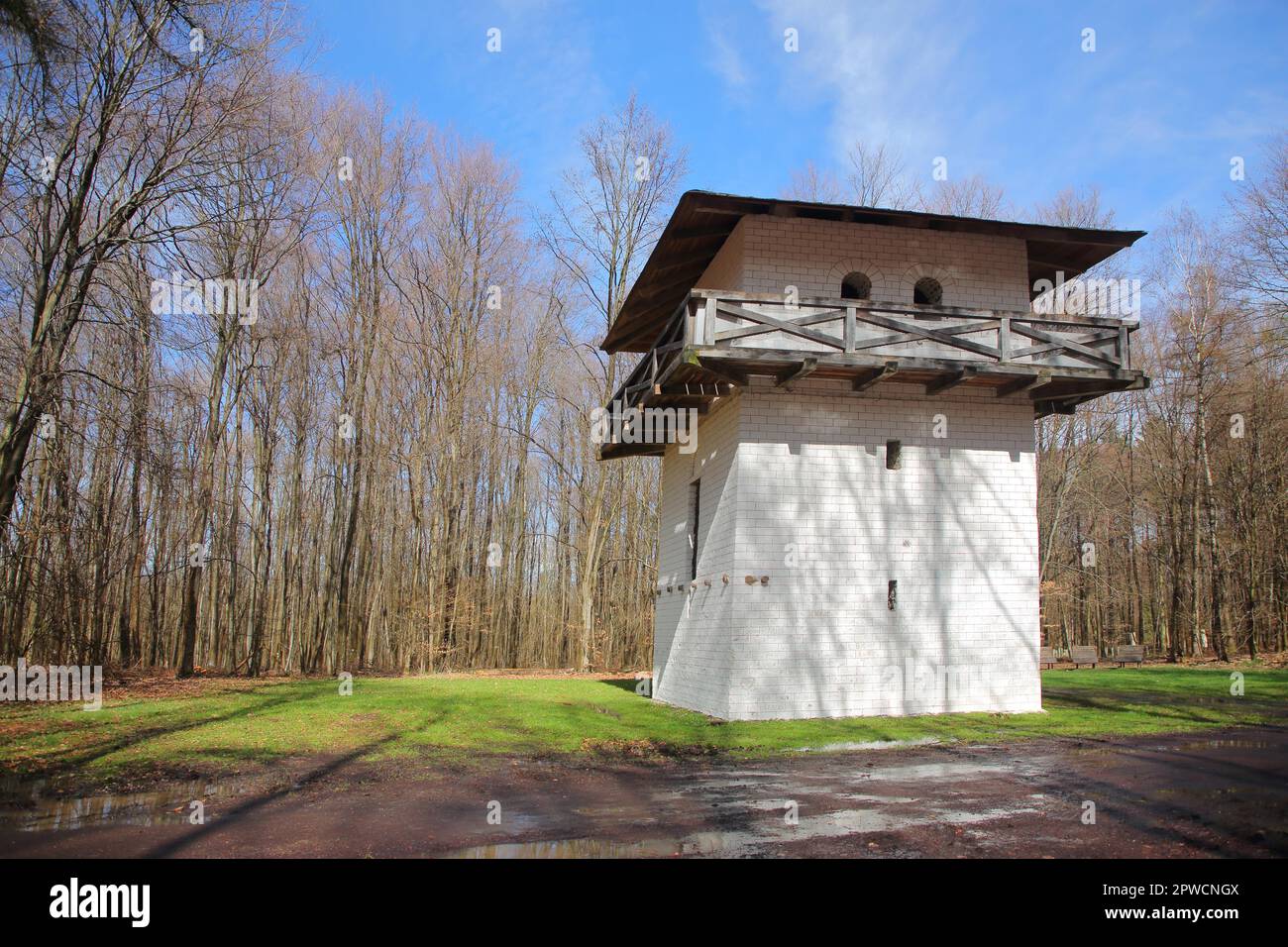 Roman Limes watchtower, reconstruction, watchtower, Roman tower, UNESCO ...