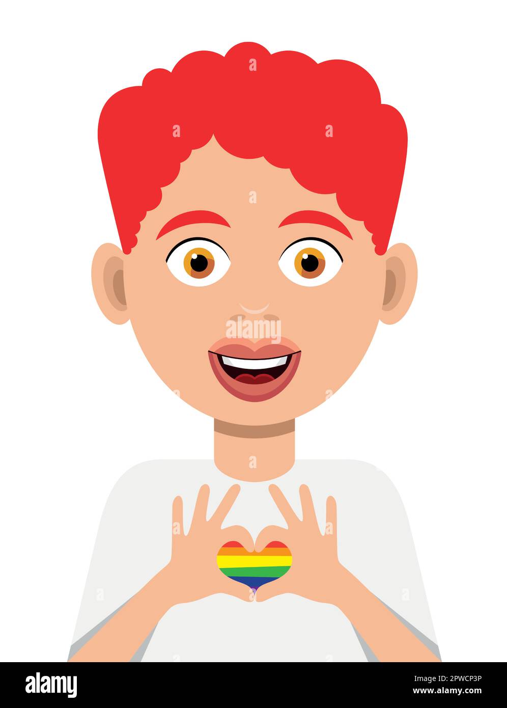 A rainbow flag Cut Out Stock Images & Pictures - Alamy