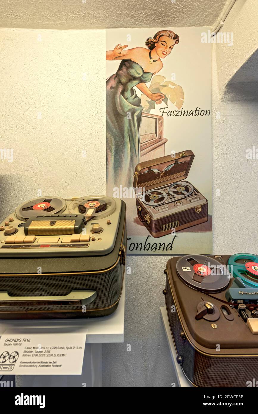 Tape recorders, tape machines, exhibition Fascination of Tape, House ...