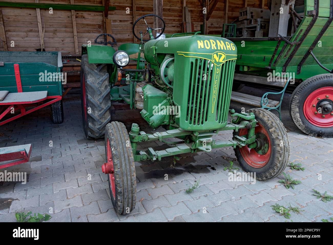 Vintage tractor, Normag, Normag-Zorge K12 diesel air-cooled, year of ...