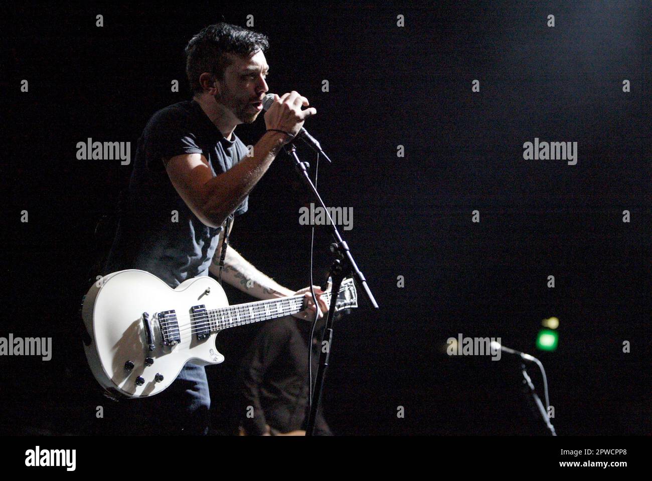 Tim McIlrath of Rise Against. Rockstar Taste of Chaos 2007 at Sydney ...