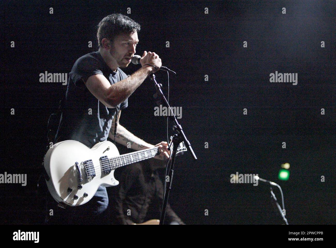 Tim McIlrath of Rise Against. Rockstar Taste of Chaos 2007 at Sydney ...