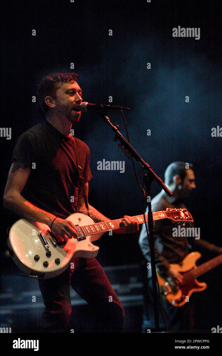 Tim McIlrath of Rise Against. Rockstar Taste of Chaos 2007 at Sydney ...