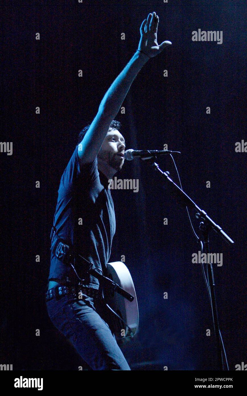 Tim McIlrath of Rise Against. Rockstar Taste of Chaos 2007 at Sydney ...