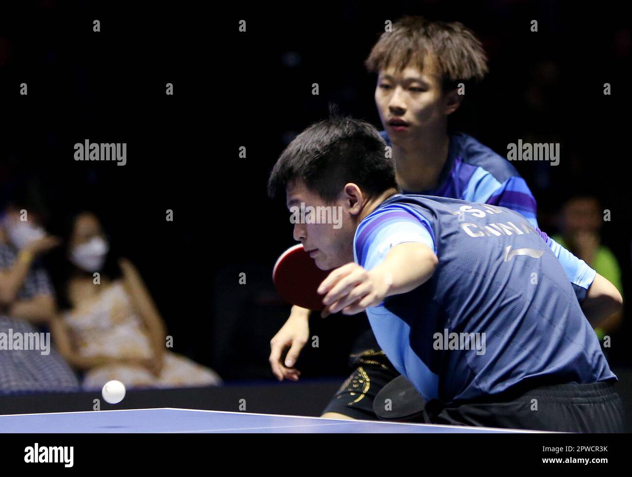 Bangkok, Thailand. 29th Apr, 2023. Lin Gaoyuan/Lin Shidong (front) of ...