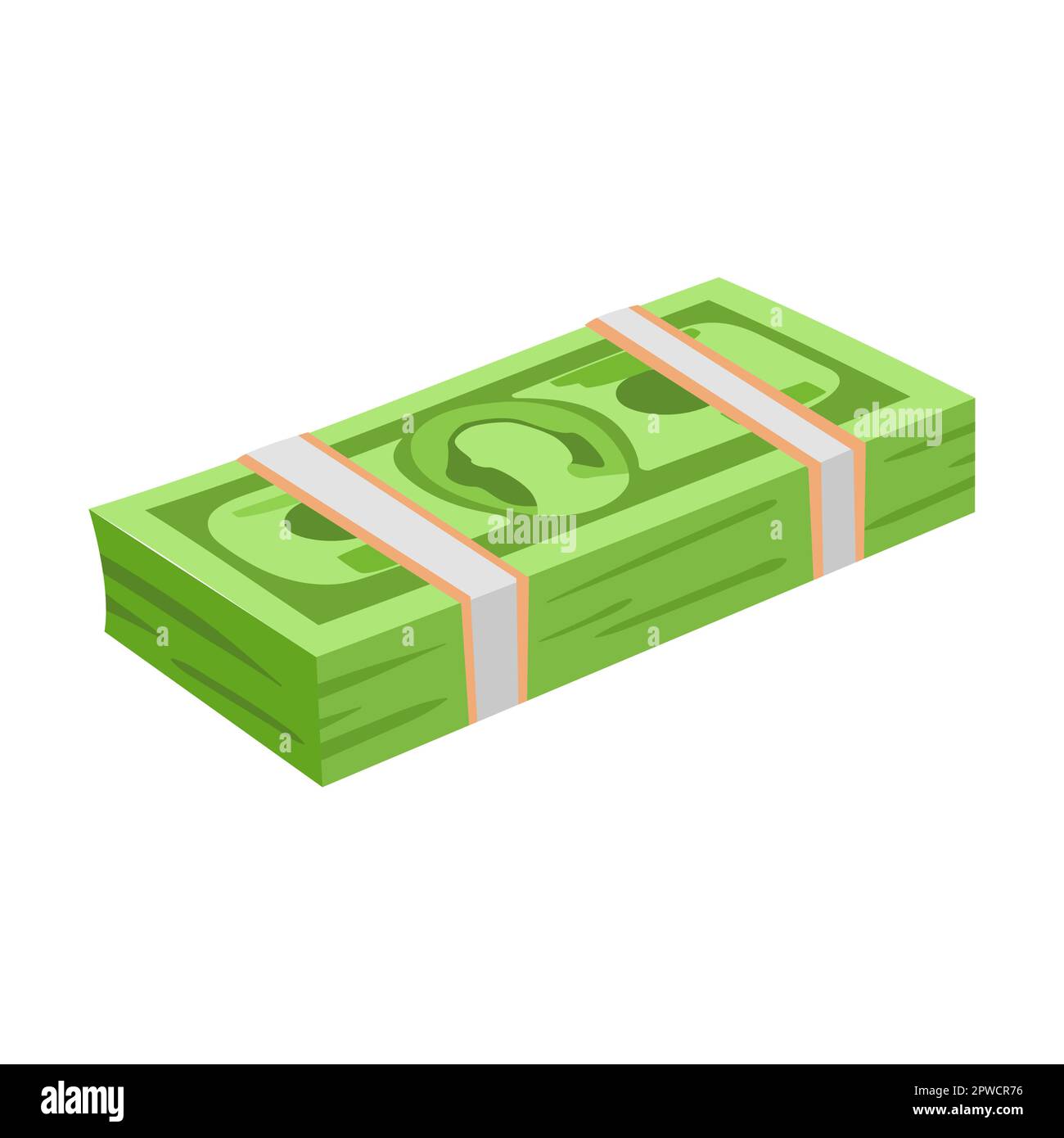 stack of cash money cartoon illustration. Heap of cash, pile of green ...