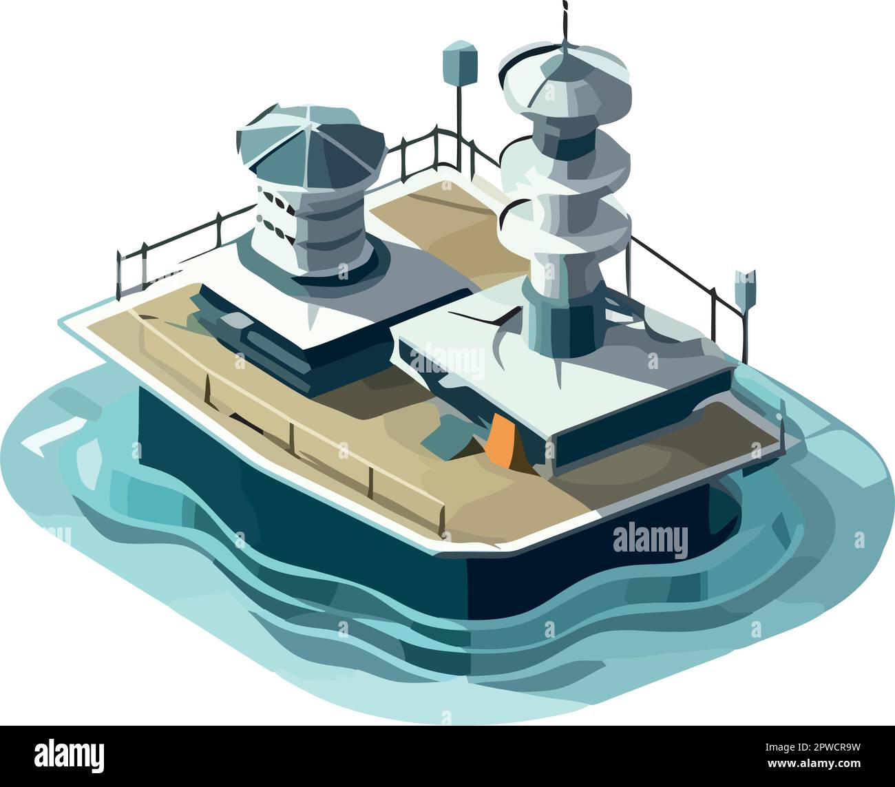 Ship container pollution Stock Vector Images - Alamy