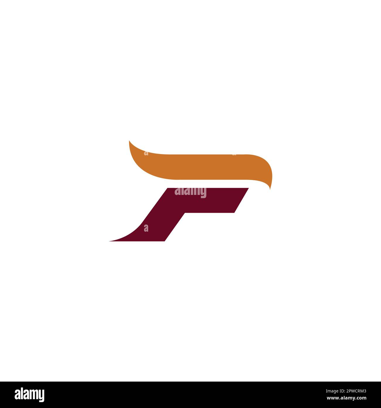 F Falcon Logo Design. Letter F Logo. F Eagle Logo Stock Vector Image ...