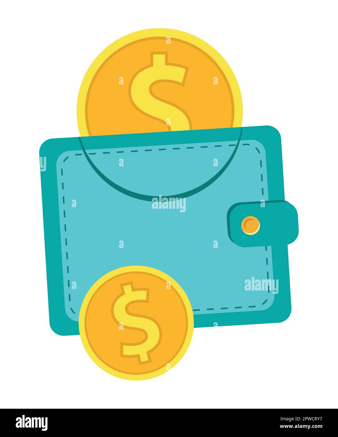 Wallet with coins hi-res stock photography and images - Alamy