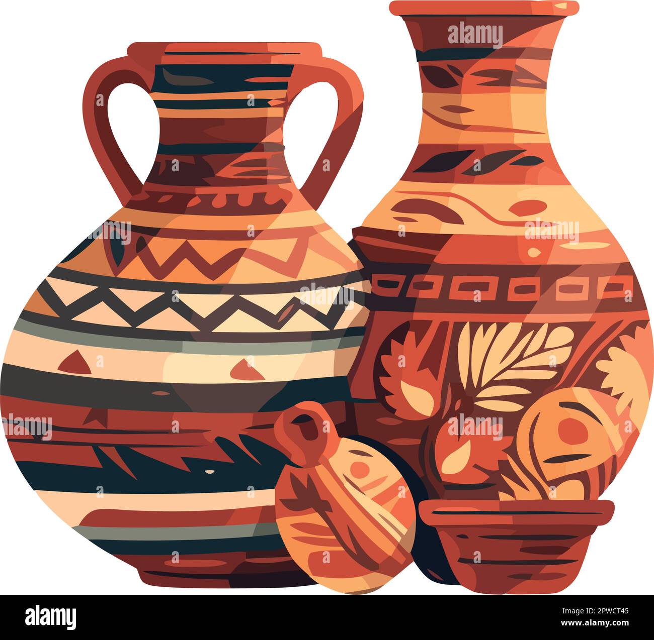 Vase designs Stock Vector Images - Alamy