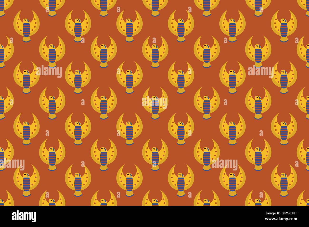 Ancient Egyptian seamless pattern. Religious paganistic seamless ...