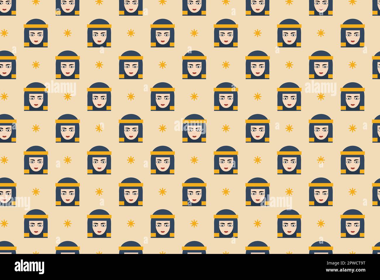 Ancient Egypt seamless pattern. Religious paganistic seamless ...