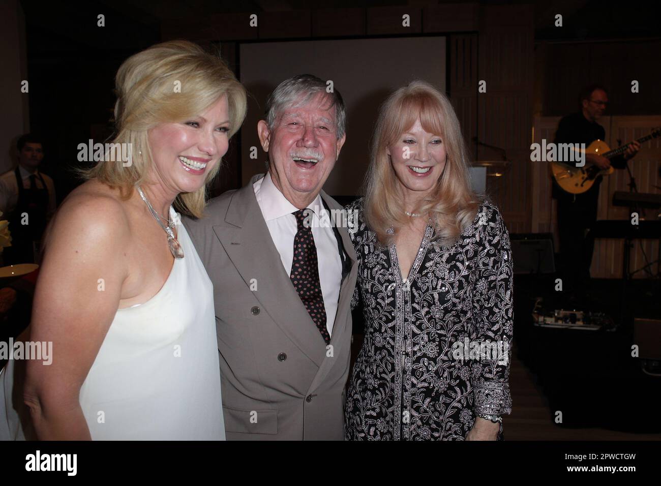 (l-r) Kerri-Anne Kennerley, Reg Grundy and Joy Chambers Grundy ...
