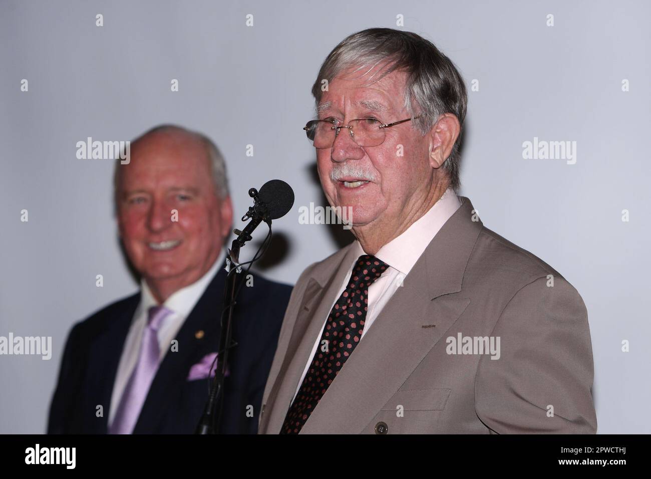 Reg Grundy (right) and Alan Jones Australian media mogul Reg Grundy ...