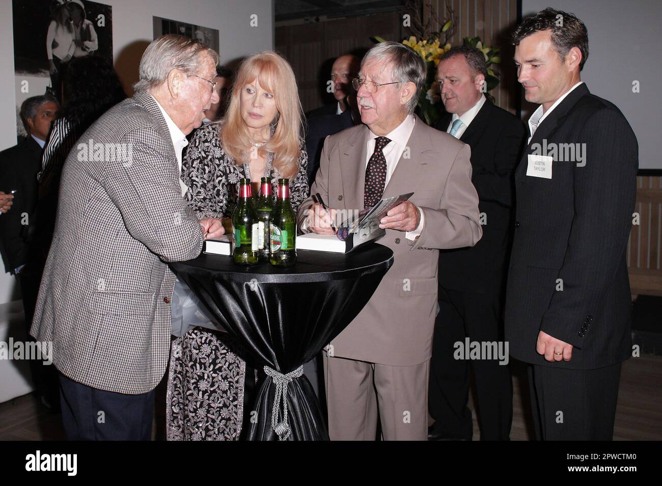 Reg Grundy and Joy Chambers Grundy Australian media mogul Reg Grundy ...