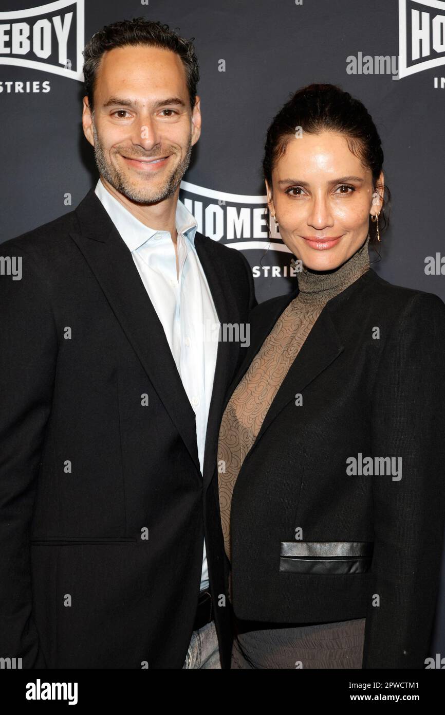 Los Angeles, Ca. 29th Apr, 2023. Lucas Akoskin and Leonor Varela at Lo ...