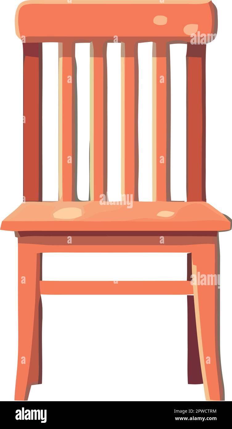 Isolated wooden bench sitting Stock Vector Images - Alamy