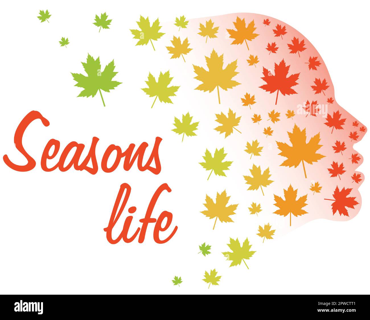 Seasons vector vectors hi-res stock photography and images - Alamy