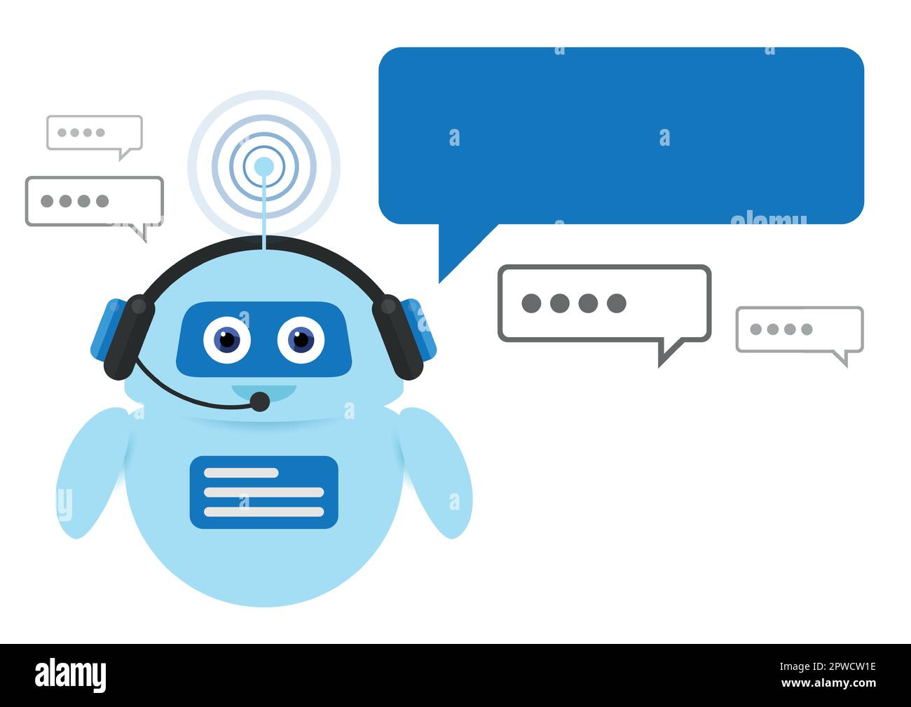 Chatbot help Cut Out Stock Images & Pictures - Alamy