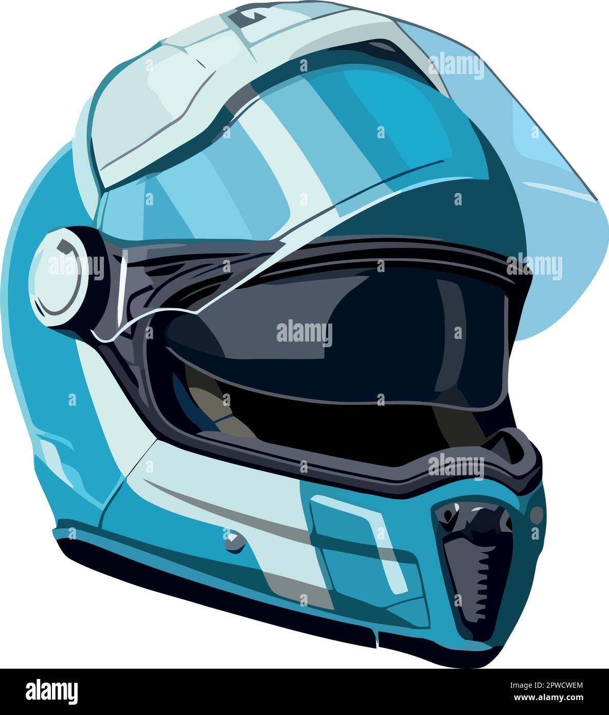 Motorcycle biker racing helmet for extreme adventure Stock Vector Image ...