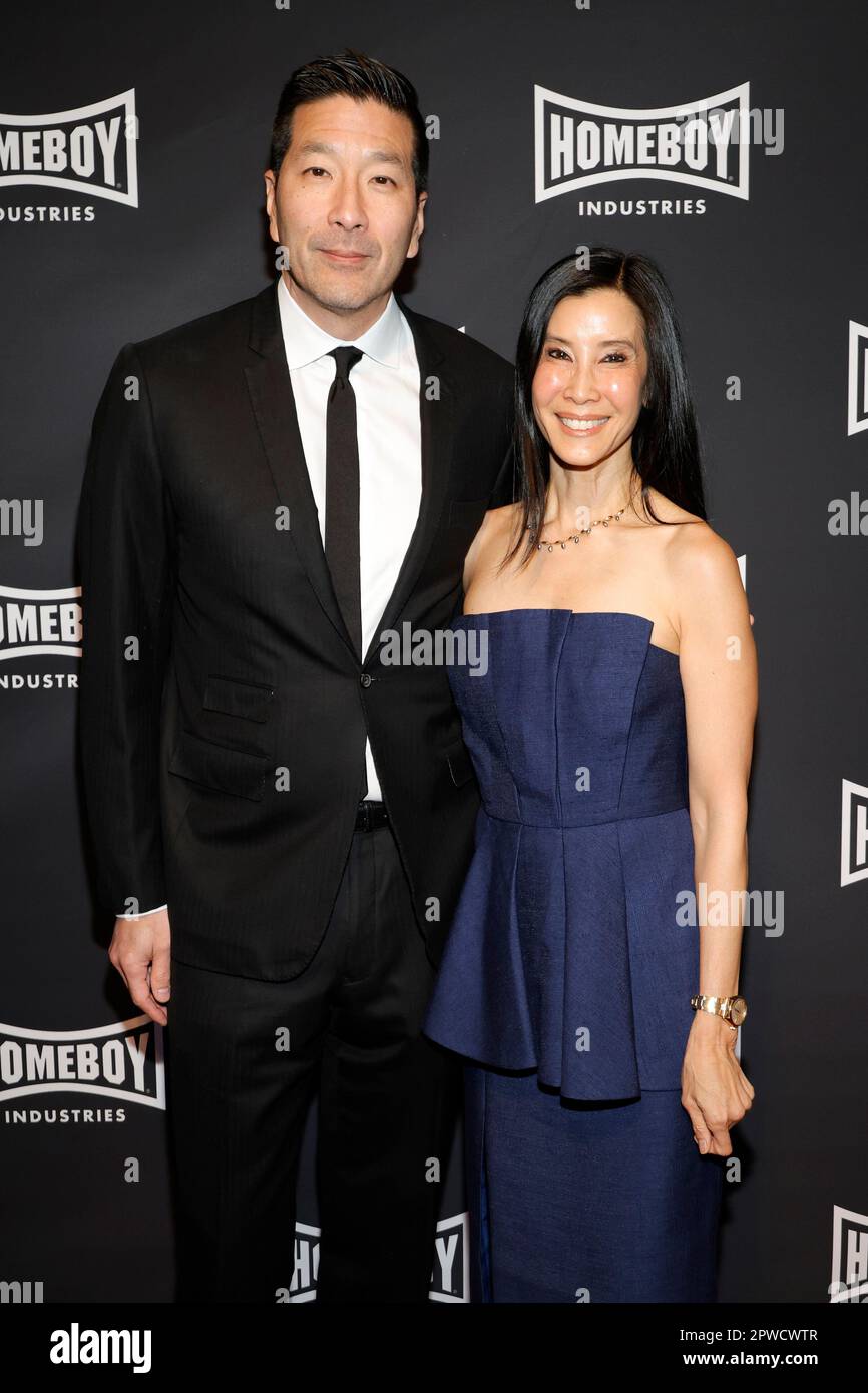 Los Angeles, Ca. 29th Apr, 2023. Paul Song and Lisa Ling at Lo Maximo Gala at the JW Marriott ...