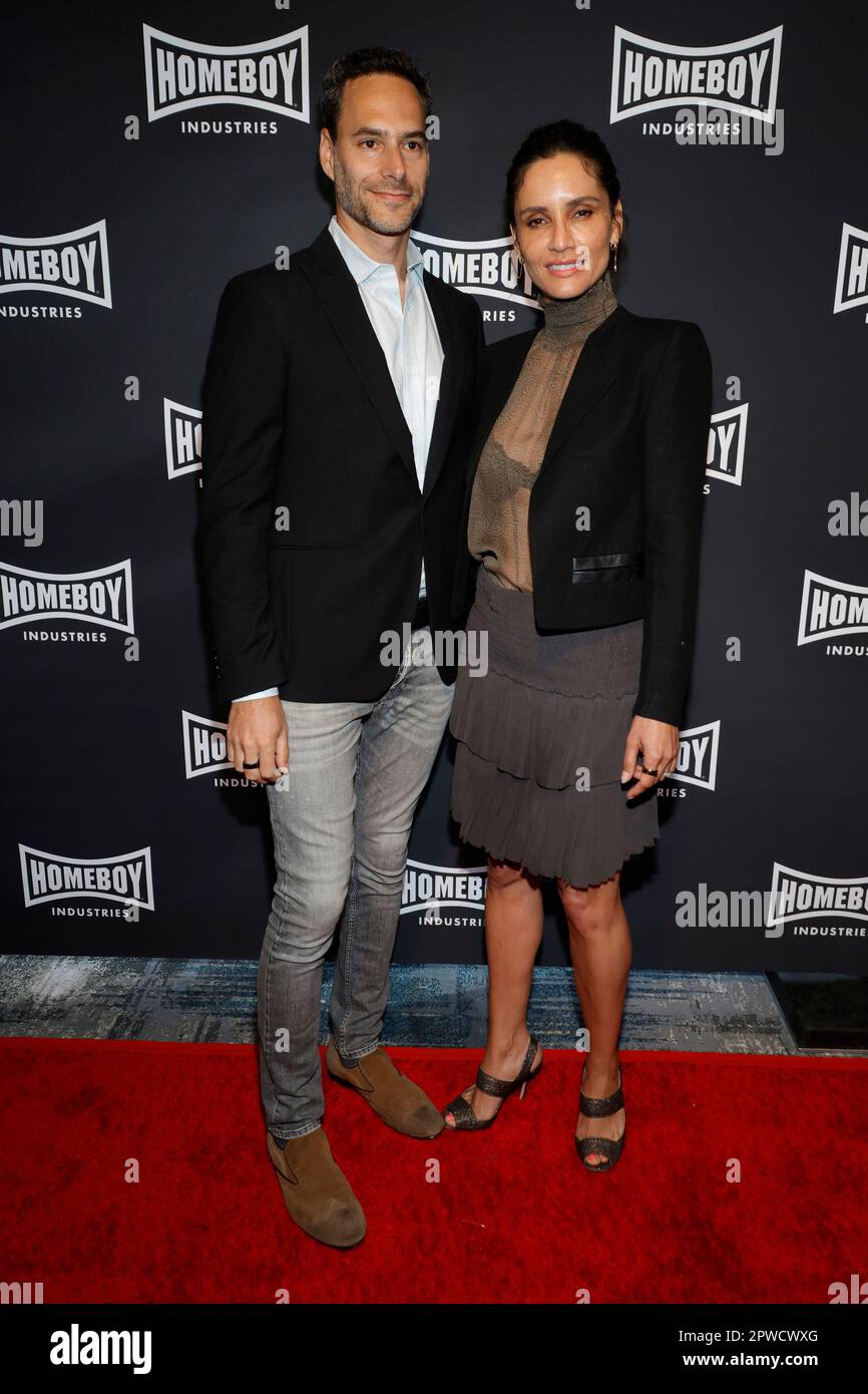 Los Angeles, Ca. 29th Apr, 2023. Lucas Akoskin and Leonor Varela at Lo ...