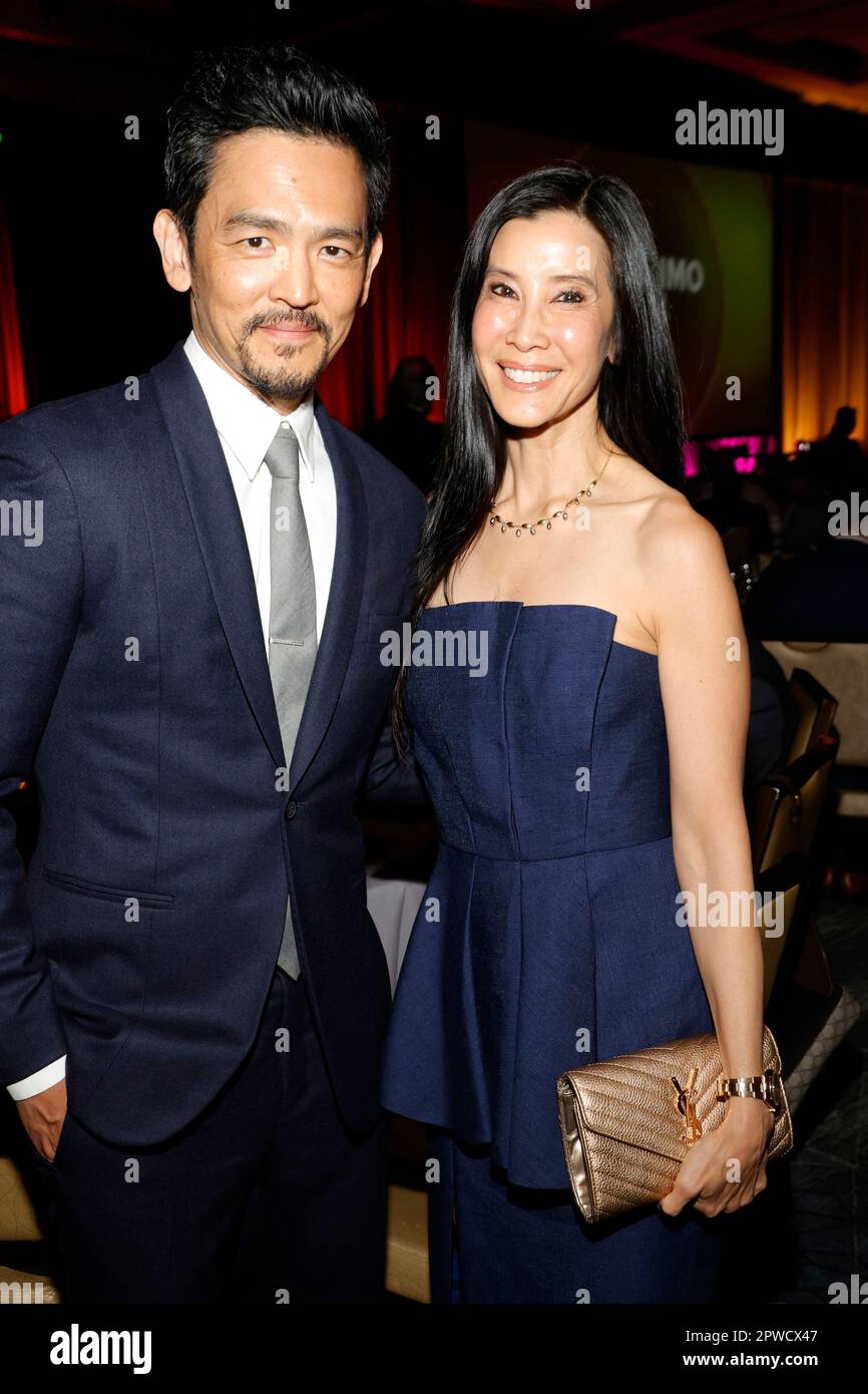 Los Angeles, Ca. 29th Apr, 2023. John Cho and Lisa Ling at Lo Maximo ...