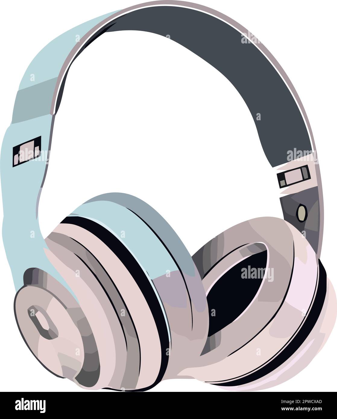 modern headphone tech device audio Stock Vector Image & Art - Alamy