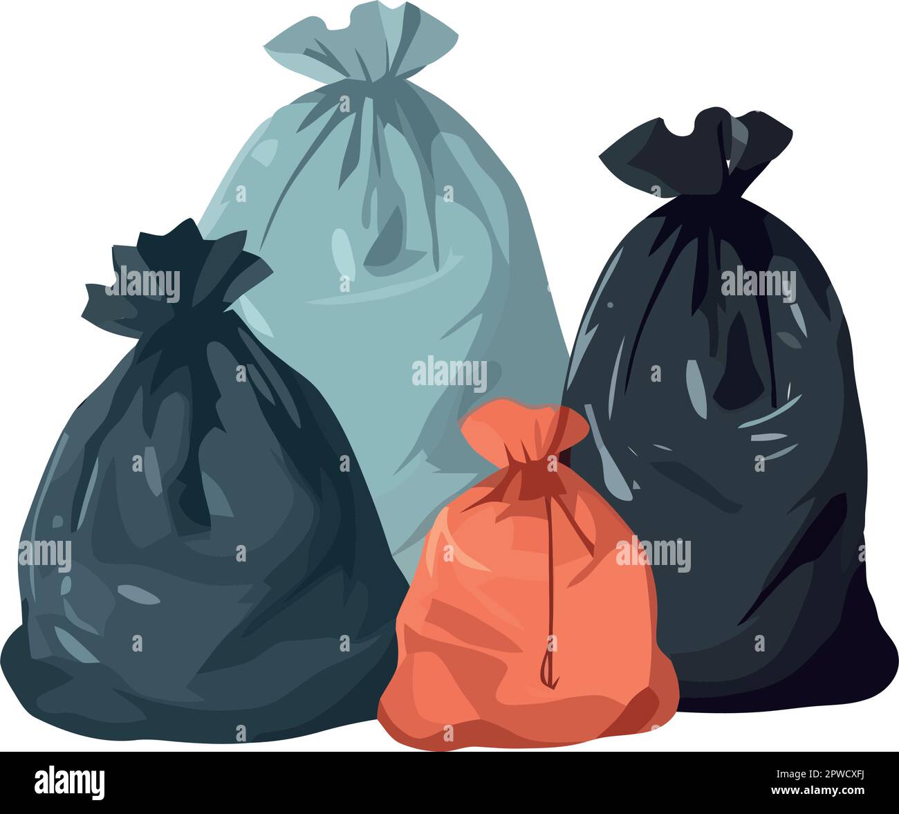 Garbage sacks Stock Vector Images - Alamy
