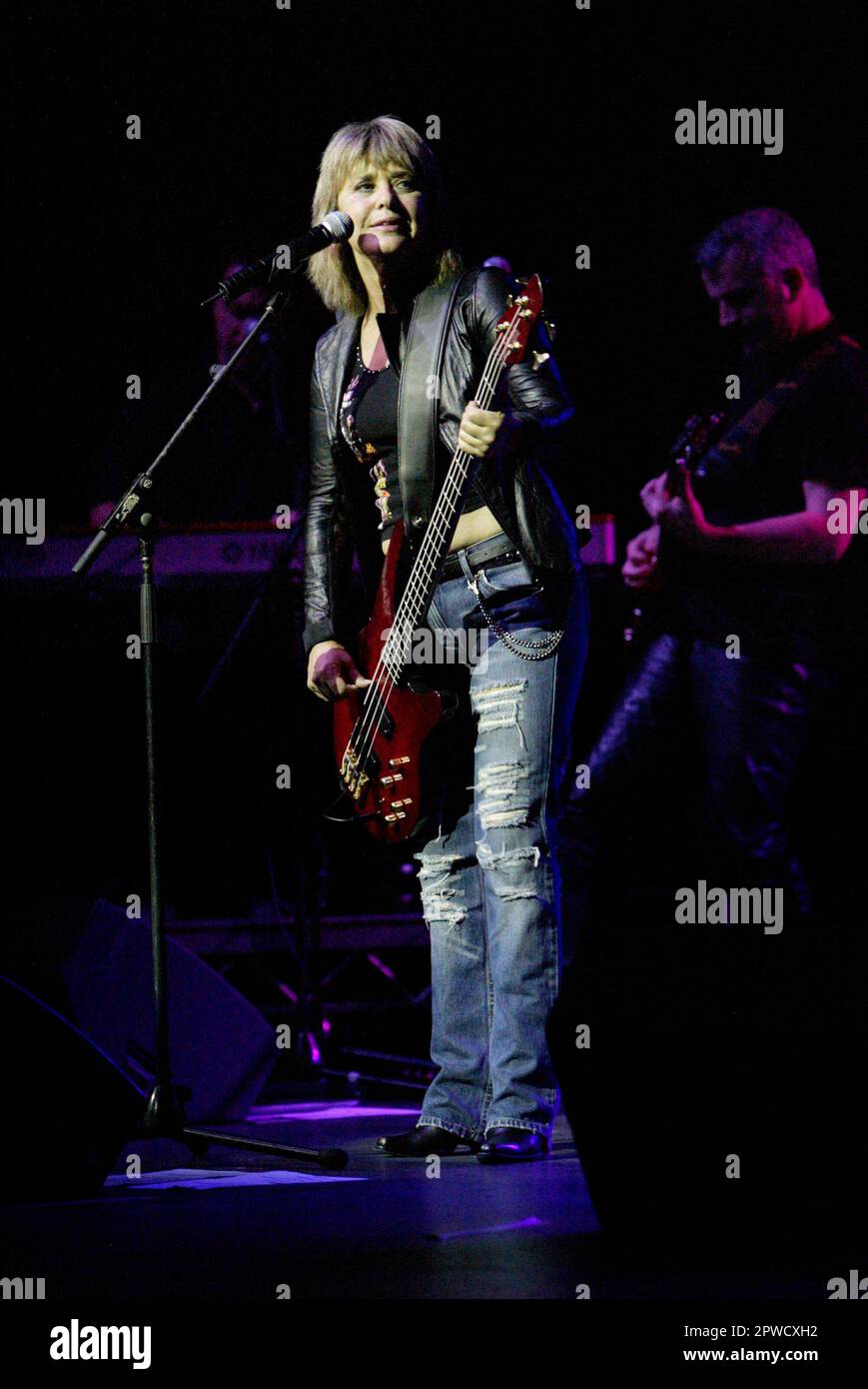 Suzi Quatro performing live in concert at the Enmore Theatre. Sydney ...