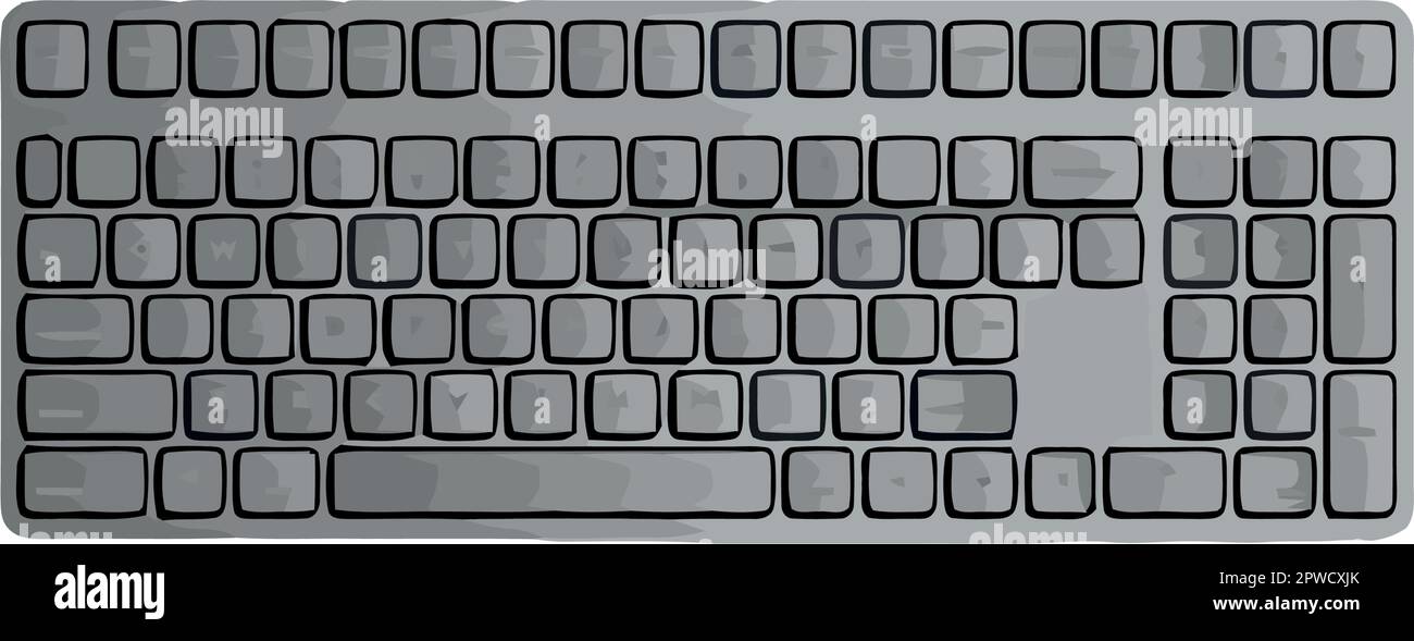 Close up abstract keyboard Stock Vector Images - Alamy
