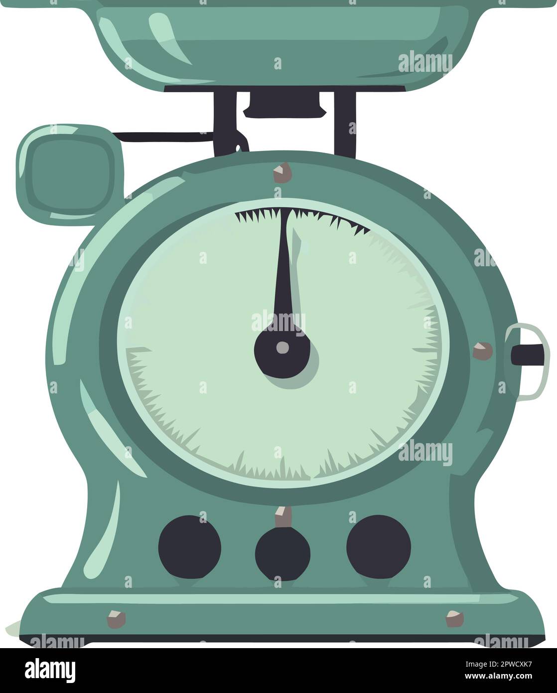 Antique metal scale symbol of weight measurement Stock Vector Image ...