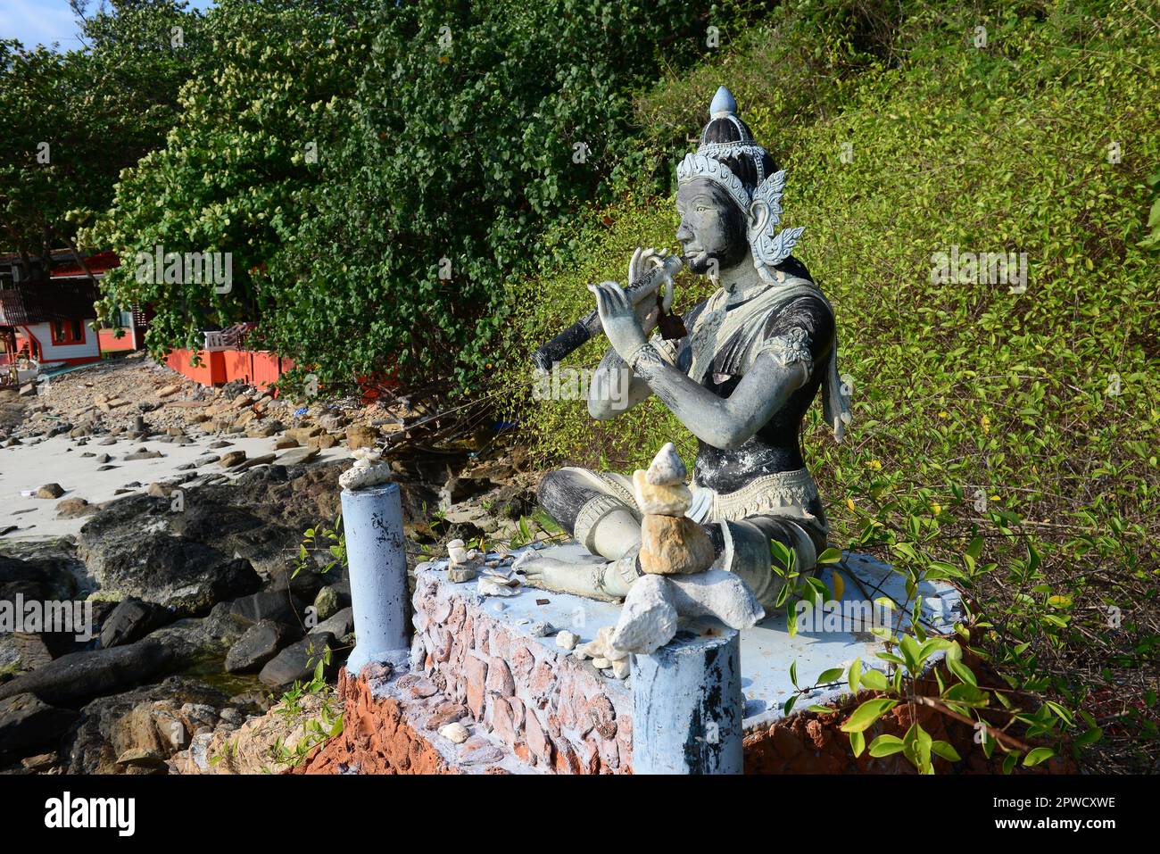 RAYONG,THAILAND - March 16,2023 - Phra Aphai Mani statue at Sai Kaew ...