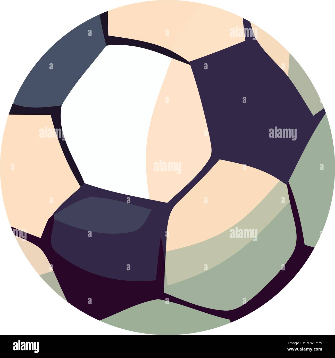 Soccer ball symbolizes success in competition Stock Vector Image & Art ...