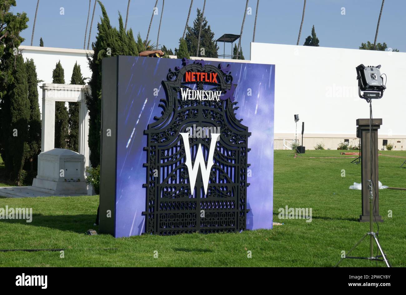 Los Angeles, California, USA 29th April 2023 Tim Burton 'Wednesday ...