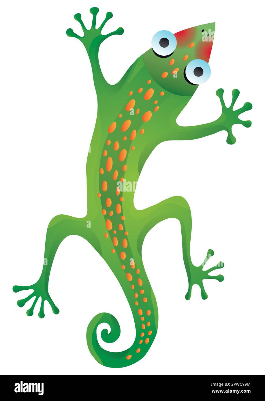 Lizard children's illustration Stock Vector Image & Art - Alamy