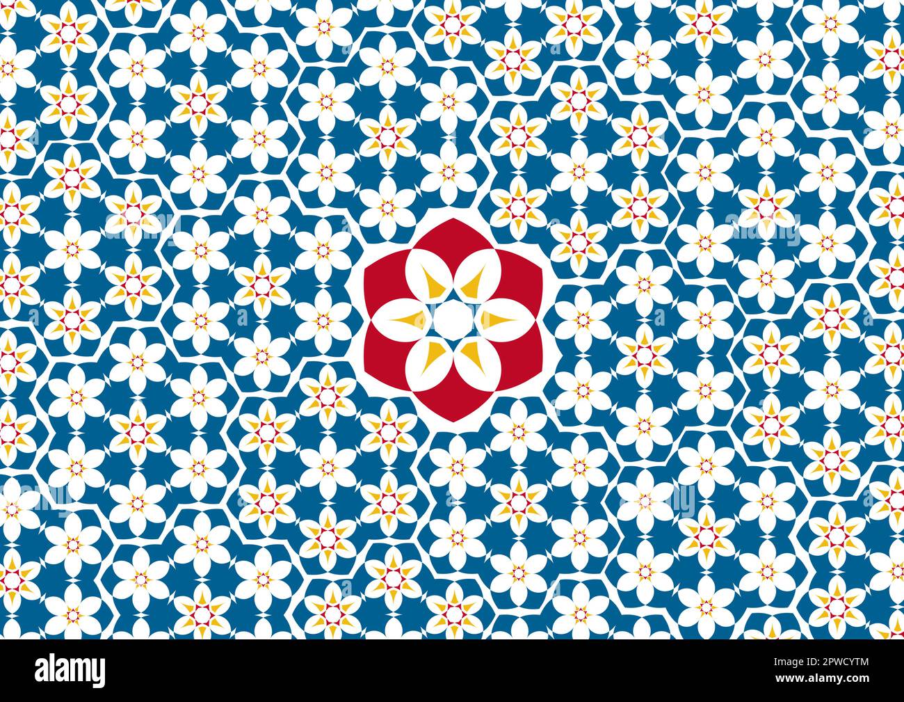 Morocco mosaic floor Stock Vector Images - Alamy