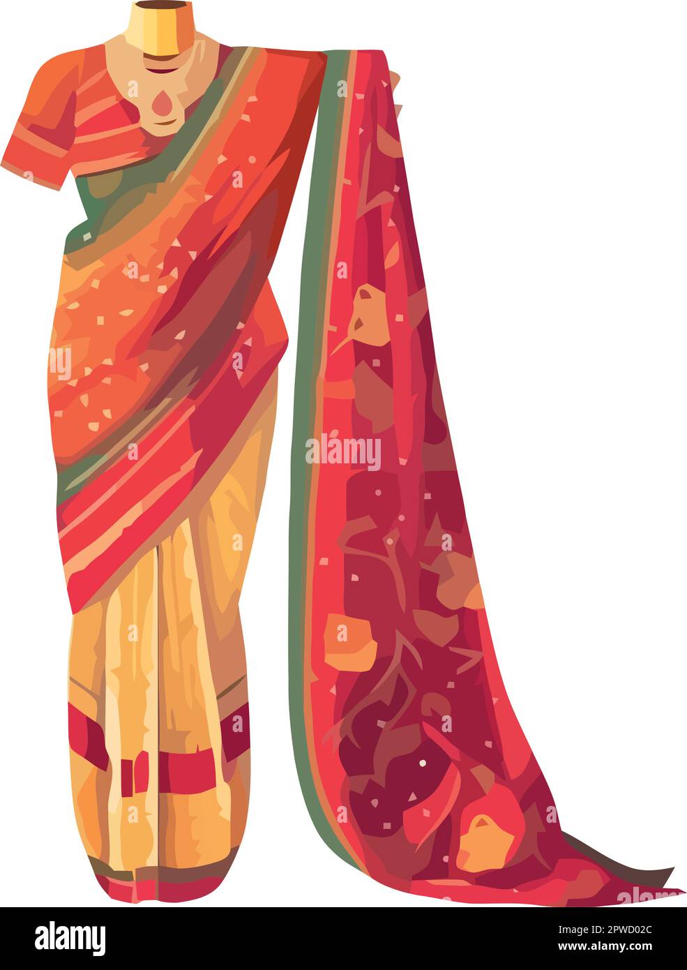 Indian silk thread Stock Vector Images - Alamy
