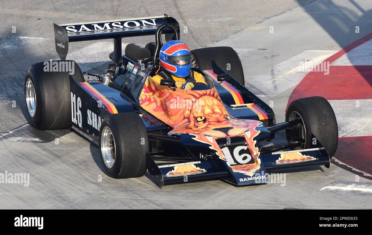 The Shadow DN9 at the Long Beach Grand Prix, driven by Jan Lammers in the 1979 F1 season Stock ...