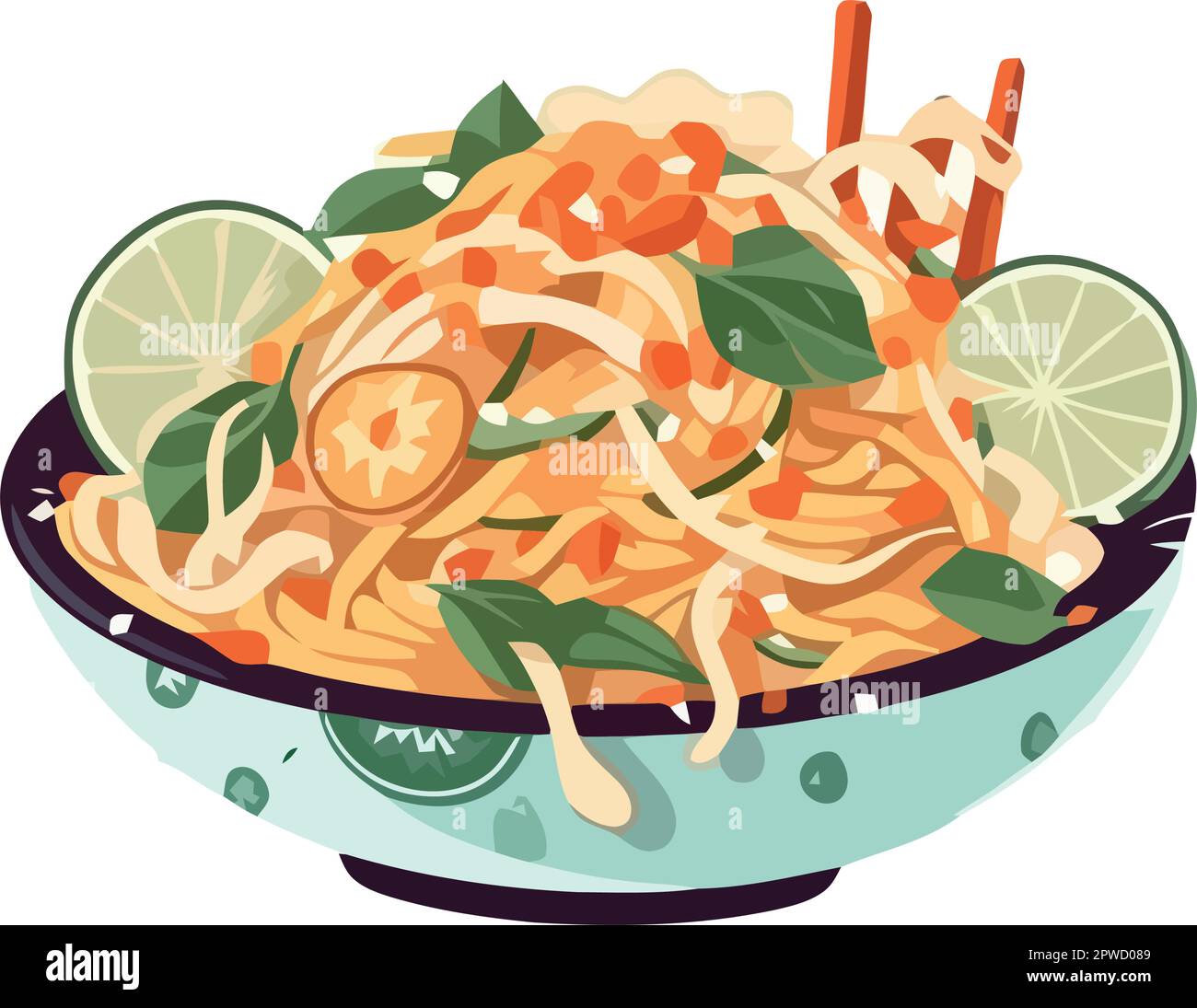 Bowl lemon on table Stock Vector Images - Alamy